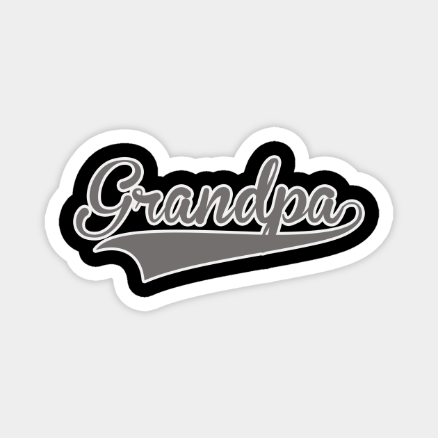 Grandpa Logo - Grandpa - Magnet | TeePublic