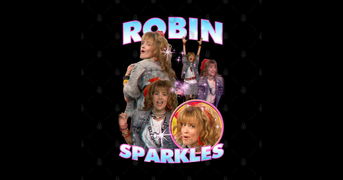 Robin Sparkles Bootleg - Tv Shows - Sticker | TeePublic