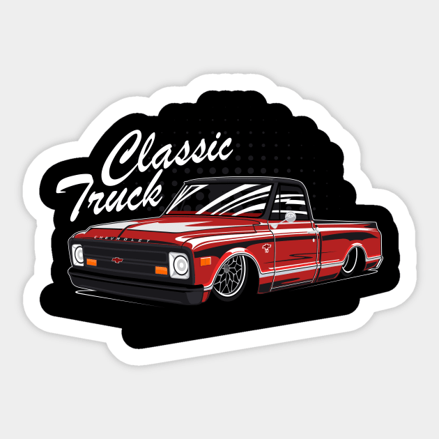 Classic Chevy Truck - Chevy Truck - Sticker | TeePublic