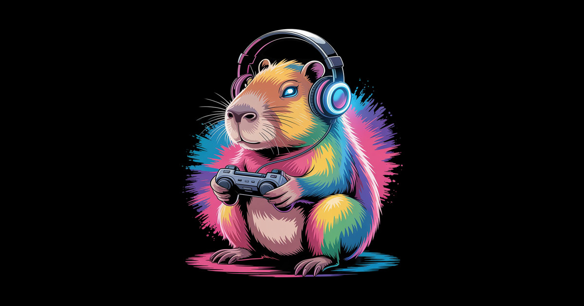 Capybara Rodent Video Games Controller - Capybara Rodent Video Games ...