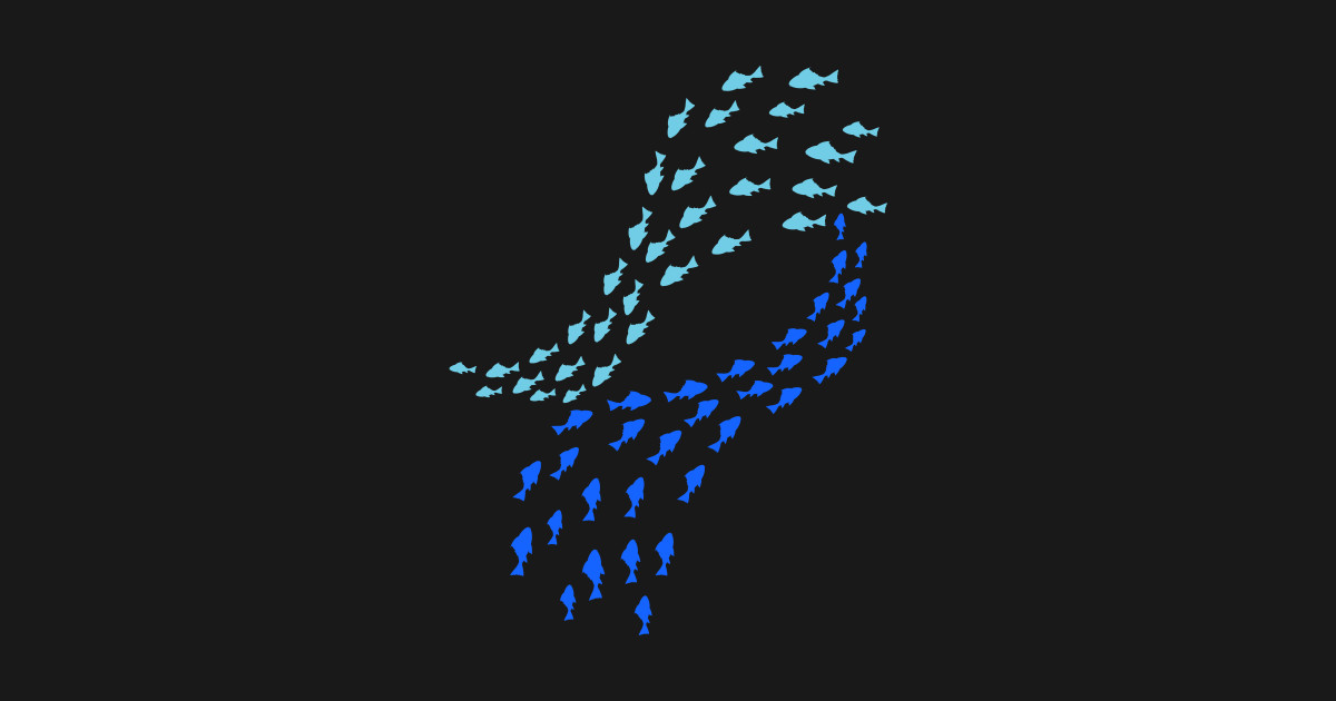 Fish Swim Against The Current In The Sea Be Different - Fish Swim ...