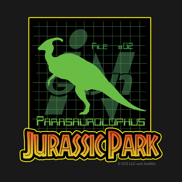 Ingen Files #2 (Parasaurolophus) - Jurassic Park - Jurassic Park - T ...