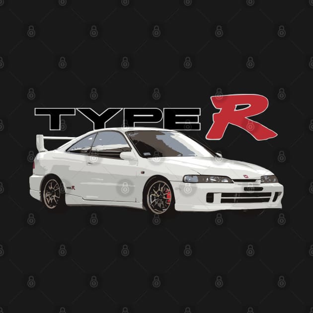 Integra Type R Championship White DC2 honda mugen - Type R - T-Shirt ...