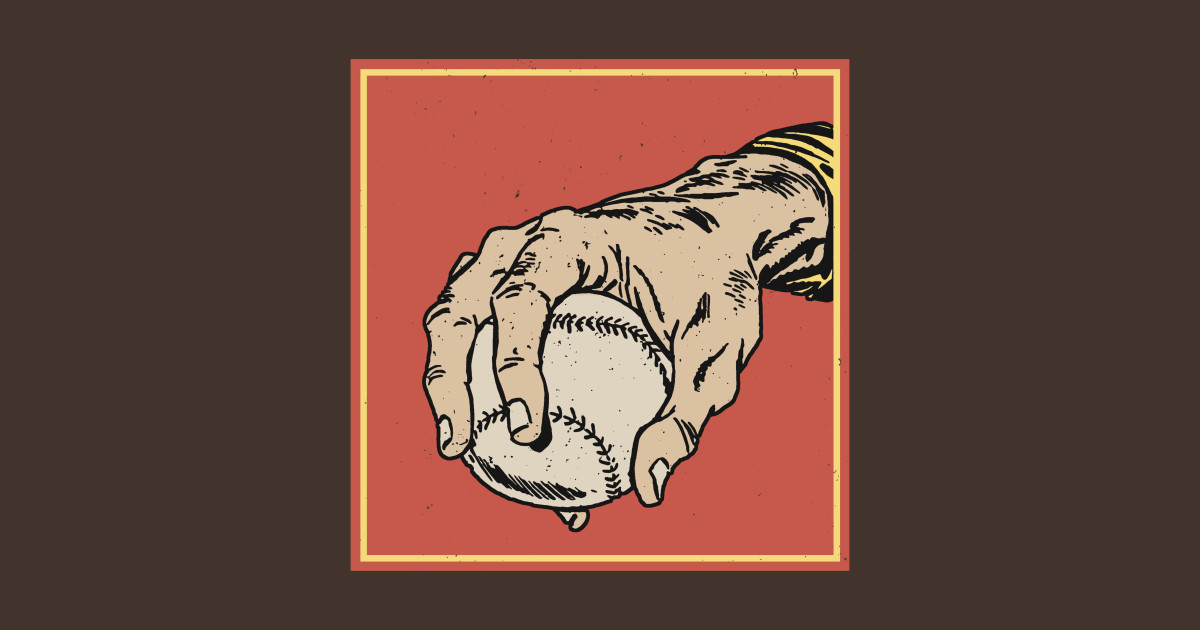 Vintage Aesthetic Baseball Draw - Baseball Gift - T-Shirt | TeePublic