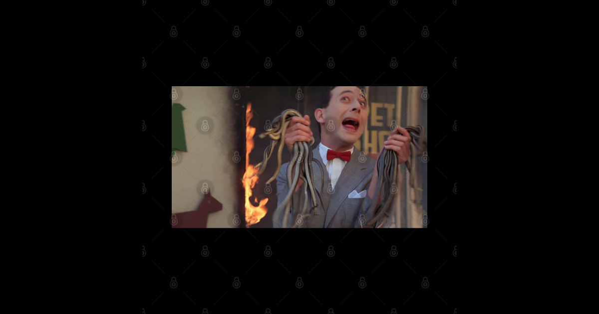 Snake Fire Rescue - Pee Wee Herman - T-Shirt | TeePublic