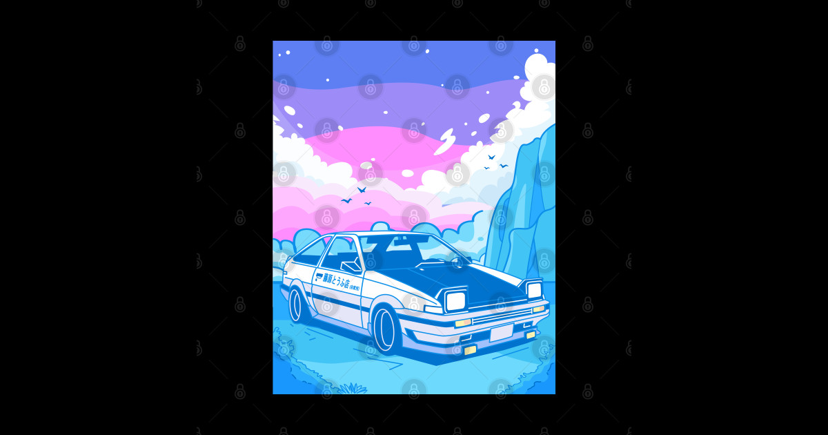 Trueno AE86 - Ae86 Trueno - Sticker | TeePublic