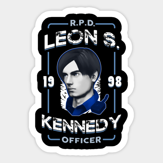 Leon S. Kennedy - Leon S Kennedy - Sticker | TeePublic