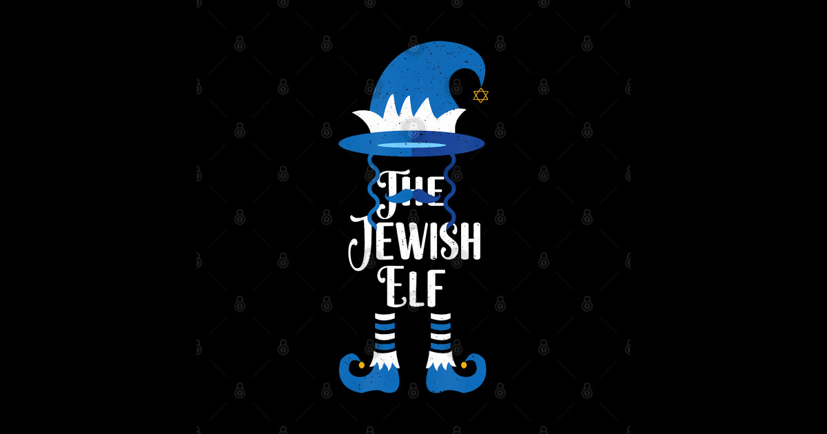 Happy Hanukkah Jewish Elf Christmas Family Group - Happy Hanukkah ...