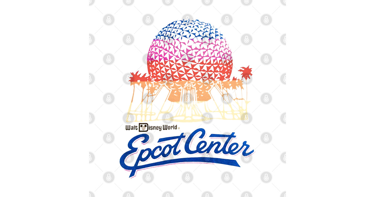 Retro EPCOT Center 80s Logo - Epcot Center - T-Shirt | TeePublic