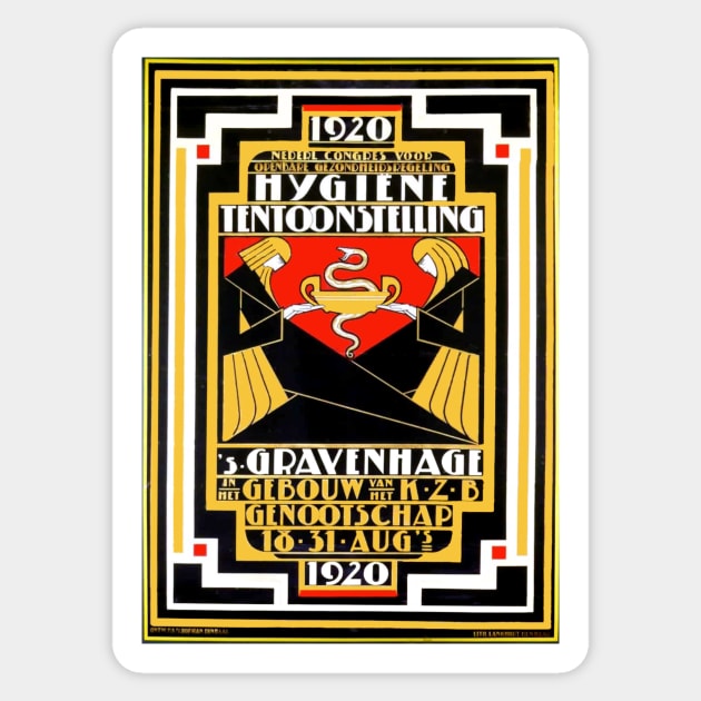 1920's Dutch poster - 1920 - Sticker | TeePublic