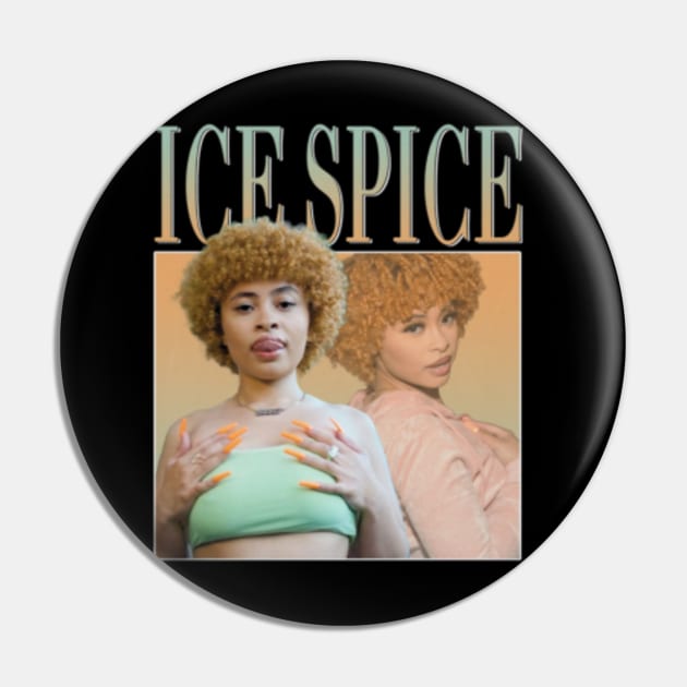 Ice Spice Retro Collage By Duitan Ward - Ice Spice - Pin | TeePublic
