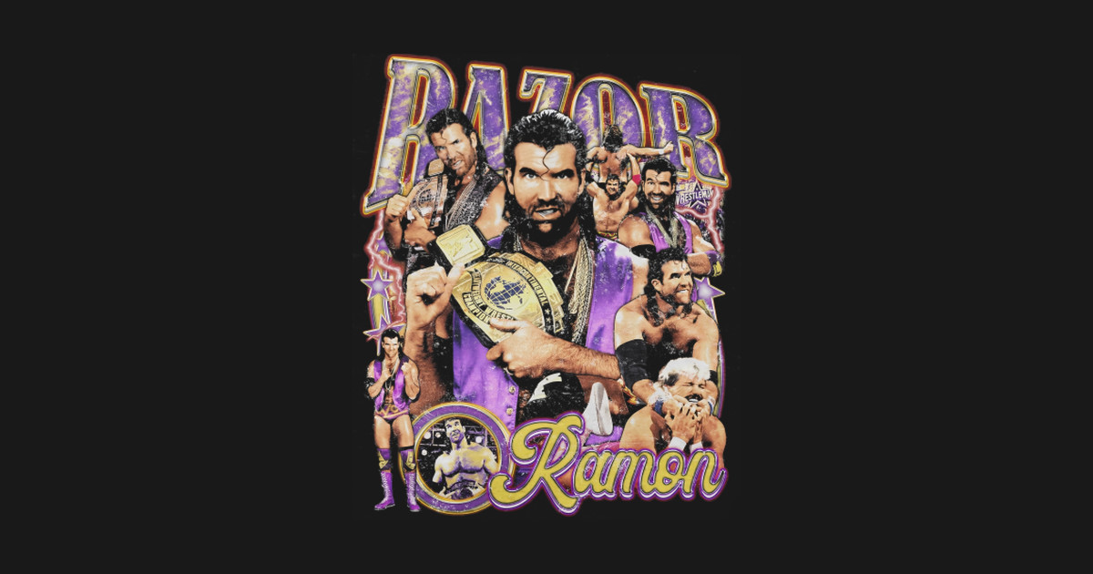 Razor Ramon Vintage Bootleg - Razor Ramon - T-Shirt | TeePublic
