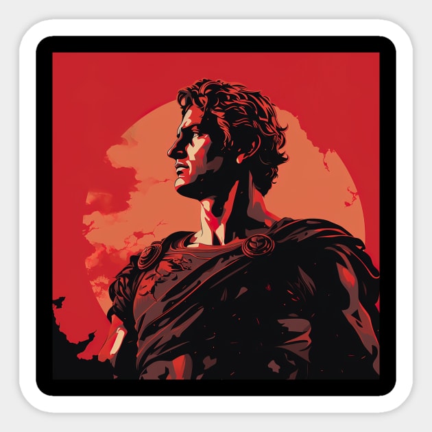 Alexander the Great - Art Nouveau - Sticker | TeePublic