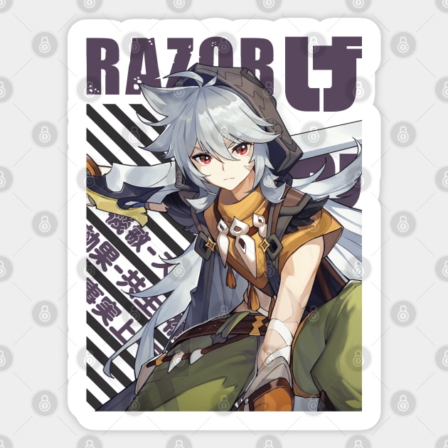 Genshin Impact - Razor - Genshin Impact - Sticker | TeePublic