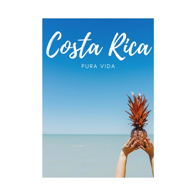 Costa Rica - Pura Vida - Pura Vida Costa Rica - Crewneck Sweatshirt ...