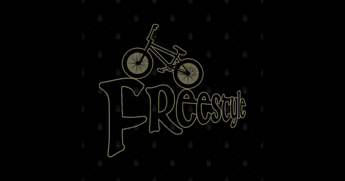 freestyle, bmx freestyle - Freestyle Bmx Freestyle - Sticker | TeePublic