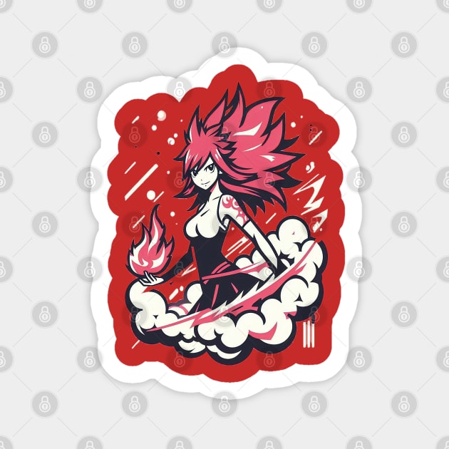 Erza Scarlet - Anime - Erza Scarlet - Sticker | TeePublic