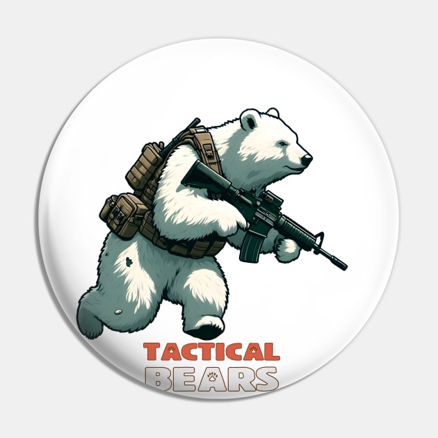 Tactical Bears - Tactical - Pin | TeePublic