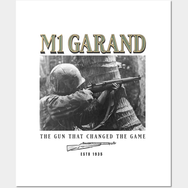 World War 2 Weapon M1 Garand Rifle - Ww2 Gift - Posters and Art Prints ...