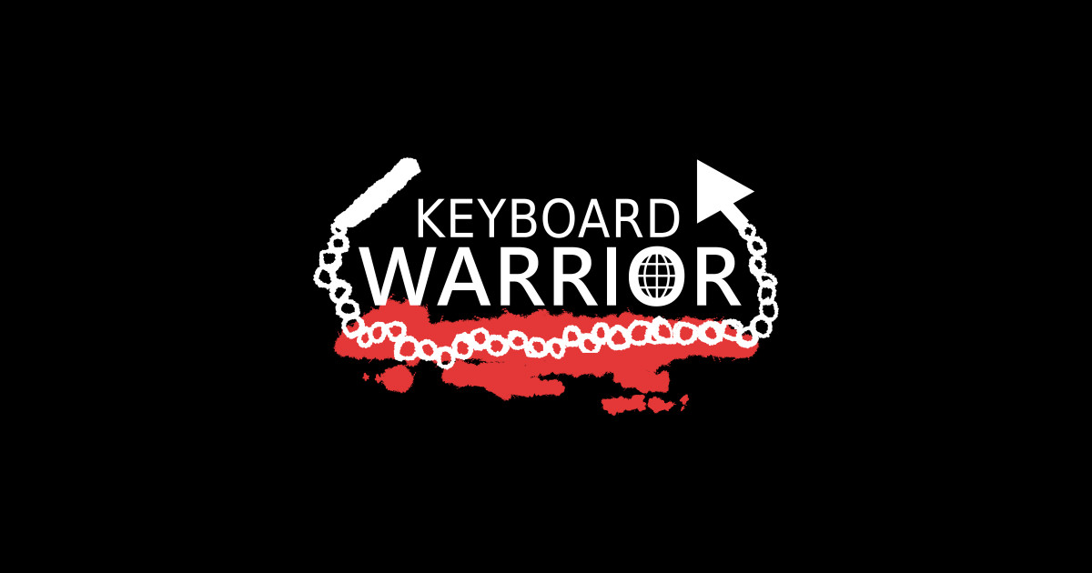 keyboard warrior - Keyboard Warrior - Sticker | TeePublic