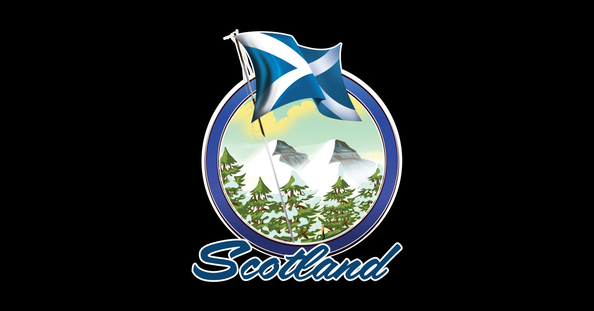 Scotland Logo - Scotland Logo - Sticker | TeePublic