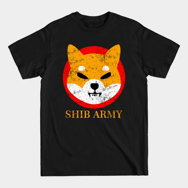 Shib Army - Shiba Inu - T-Shirt Designed & Sold By Karina Eibatova