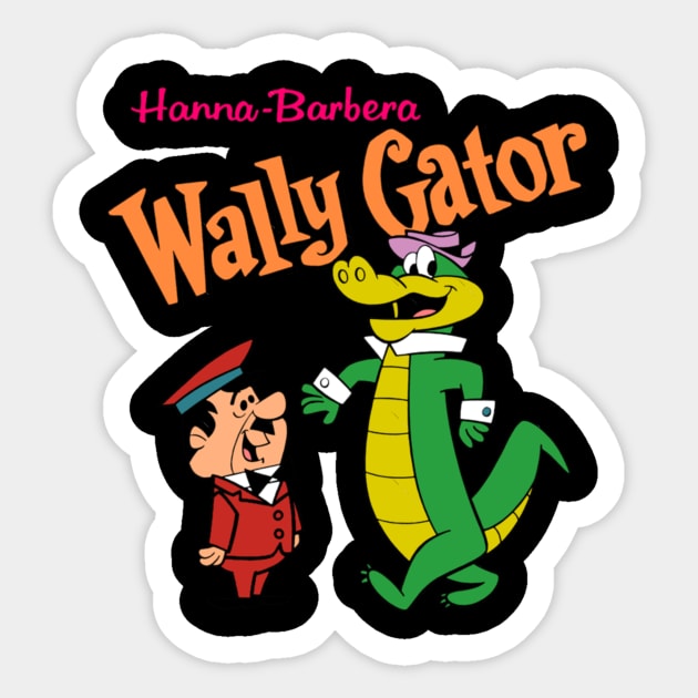 Wally Gator And Mr. Twiddle - Wally Gator And Mr Twiddle - Sticker ...