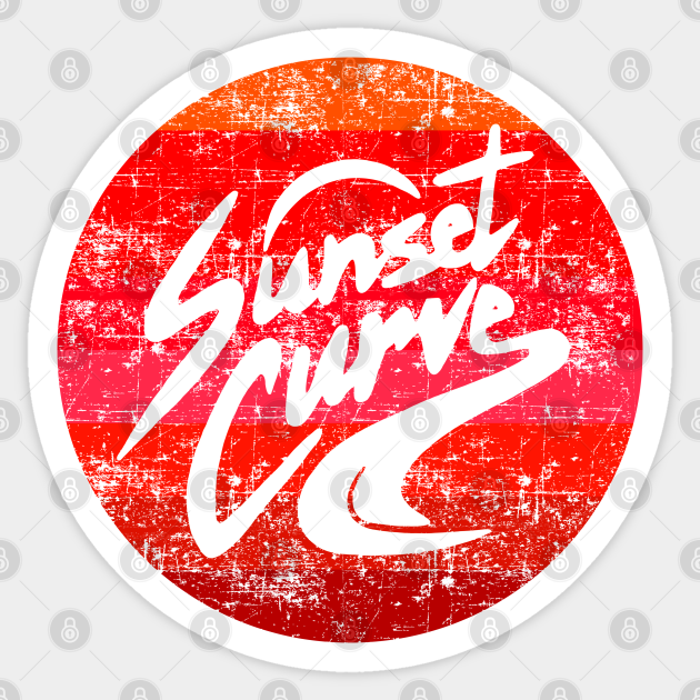 Sunset Curve logo - Sunset Curve Julie And The Phantoms - Sticker ...