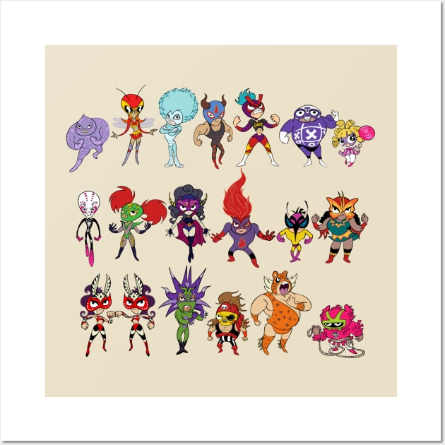 Mucha Lucha! Lucha Libre Mexican Wrestling Tee - Lucha Libre - Posters ...