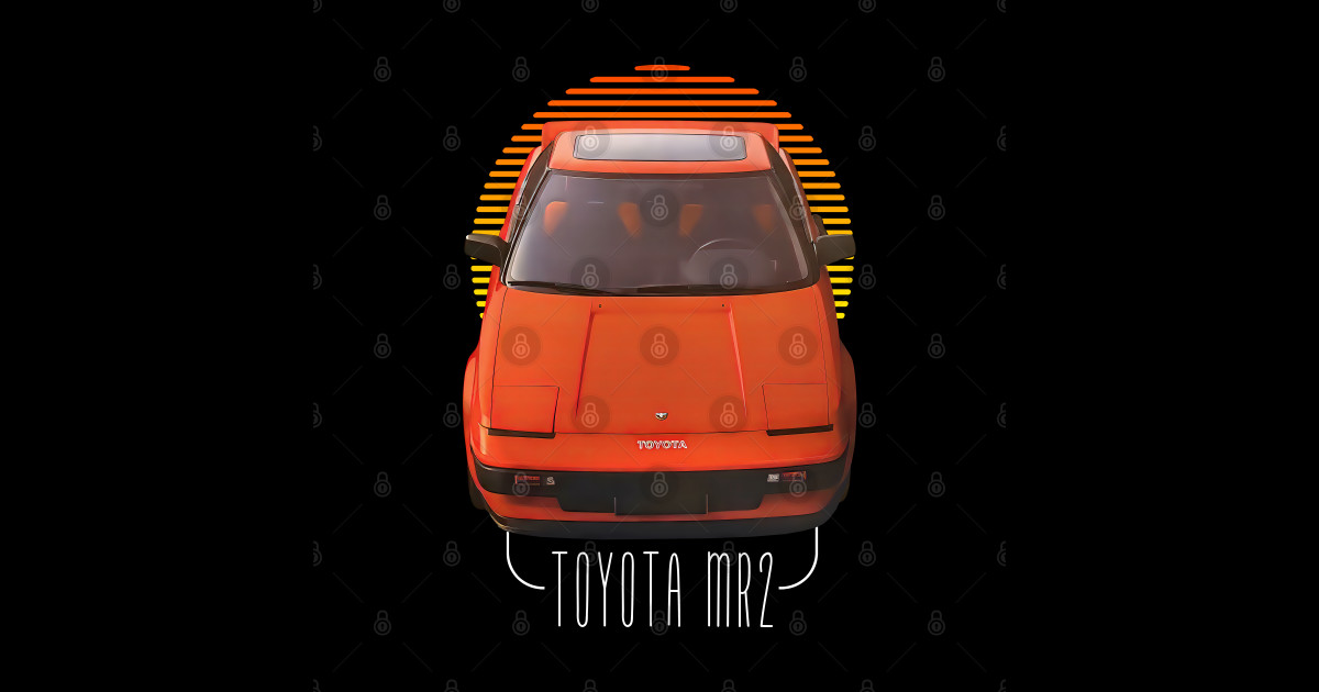 Toyota MR2 Mk1 -- Retro Fan Art Design - Mr2 - Posters and Art Prints ...