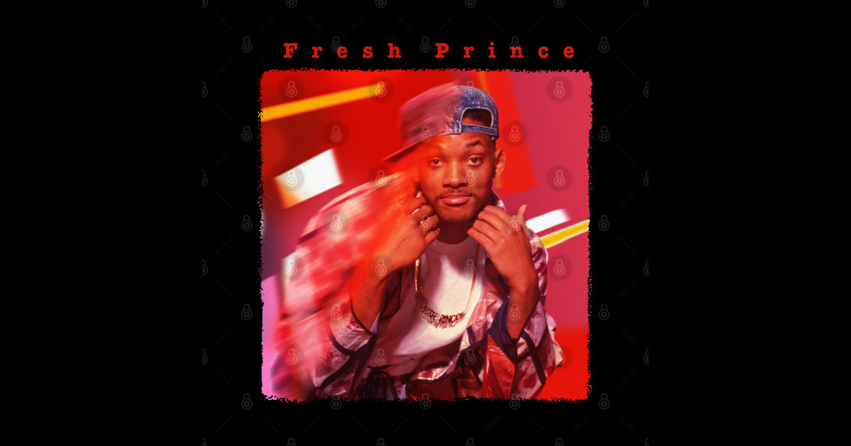 Fresh Prince - 80s lights - Fresh Prince - Sticker | TeePublic