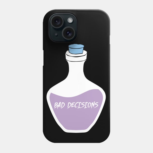 Bad decisions. - Spooky - Phone Case | TeePublic