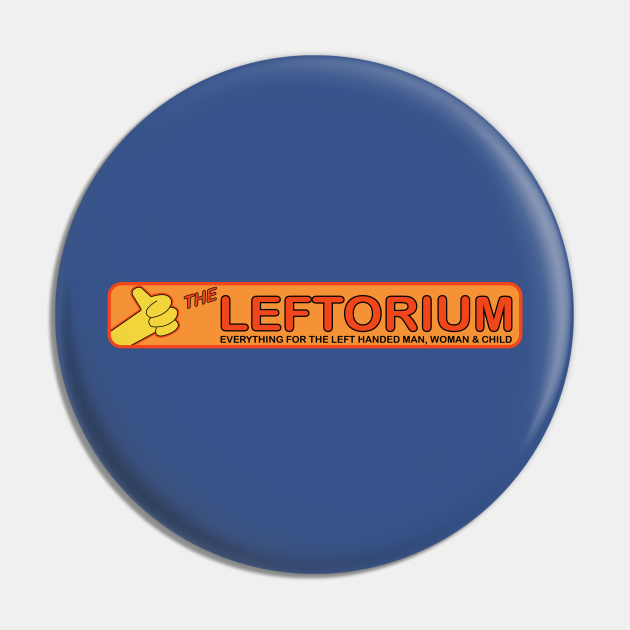 The Leftorium - Simpsons - Pin | TeePublic