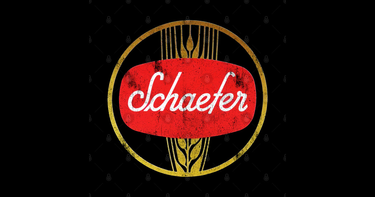 Schaefer Beer Vintage Logo - Beer - Sticker | TeePublic