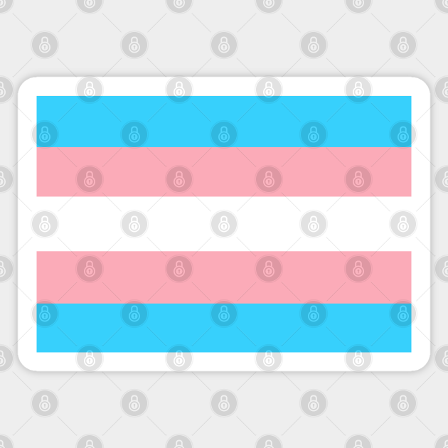 Trans flag - Trans Flag - Sticker | TeePublic