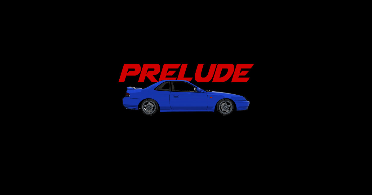 Honda Prelude V gen - Honda Prelude - Sticker | TeePublic