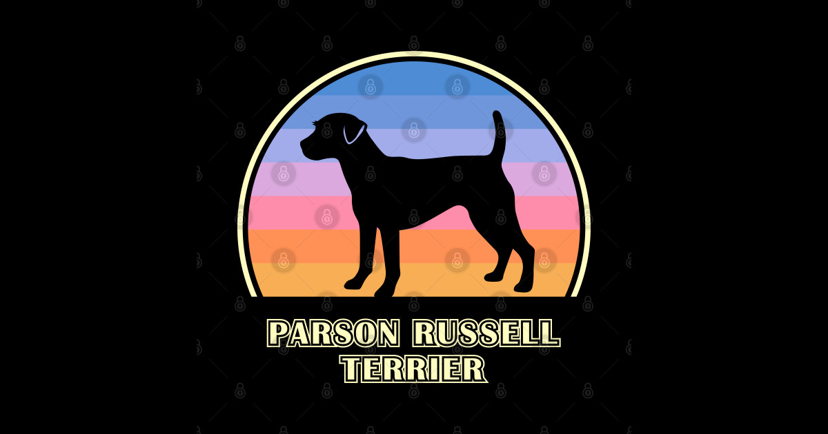 Parson Russell Terrier Vintage Sunset Dog - Parson Russell Terrier ...