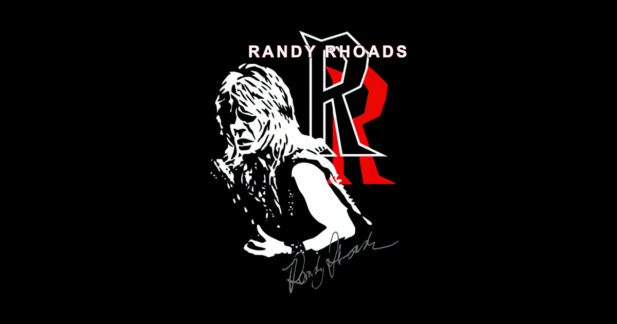 Randy Rhoads Autograph Ozzy Heavy Metal Rock Logo - Randy Rhoads ...