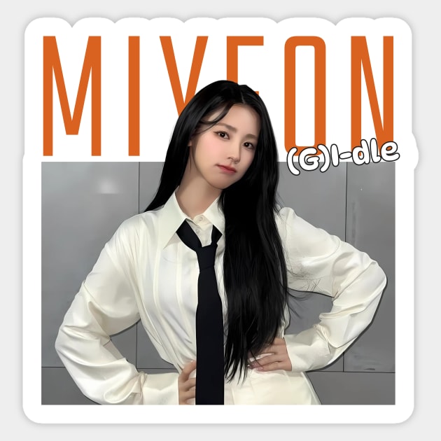 MIYEON (G)I-DLE - Gidle - Sticker | TeePublic