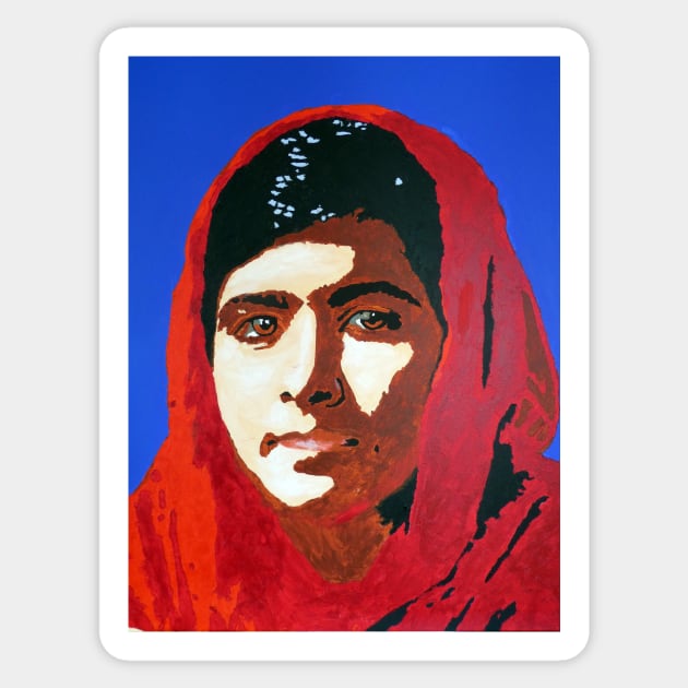 Malala Yousafzai - Malala - Sticker | TeePublic