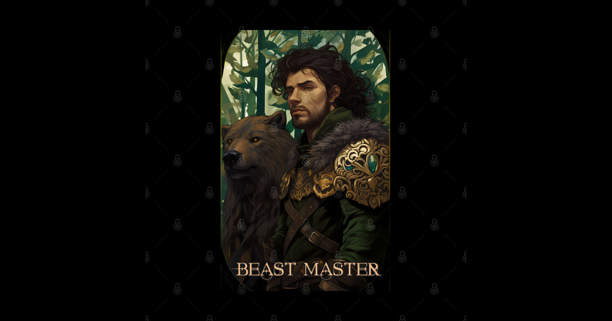 Beast Master Ranger. DnD. Baldurs gate 3. - Baldurs Gate 3 - Posters ...