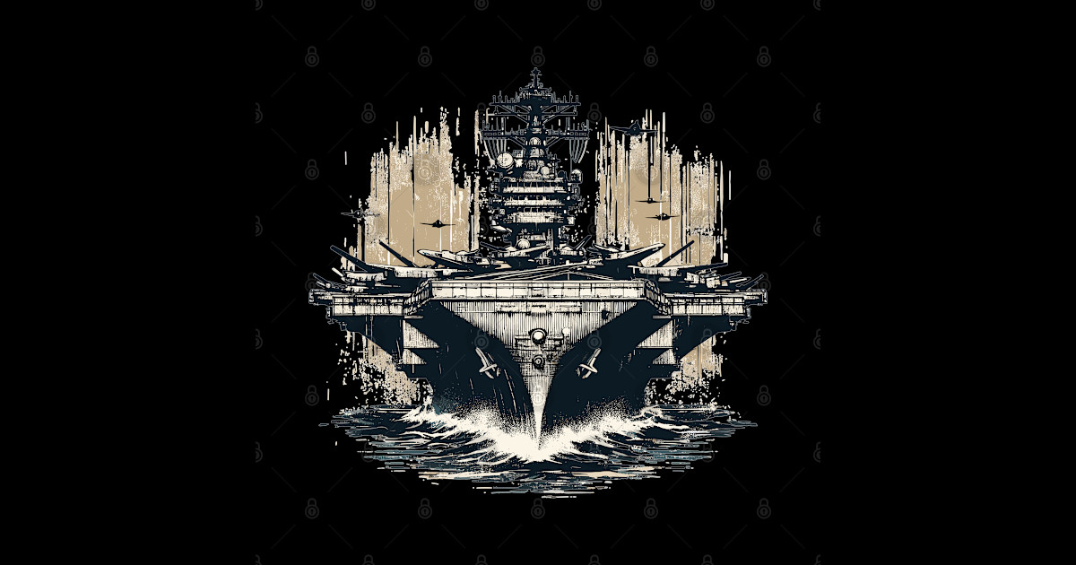 Aircraft carrier - Aircraft Carrier - Sticker | TeePublic