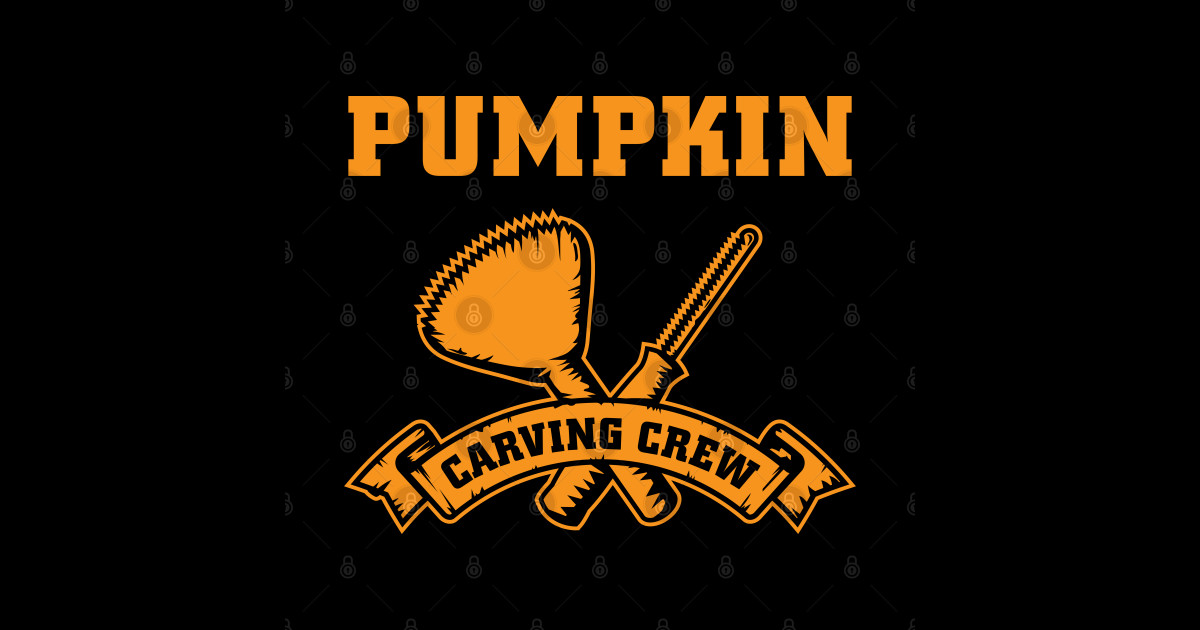 Pumpkin Carving Crew - Pumpkin Carving - Sticker | TeePublic
