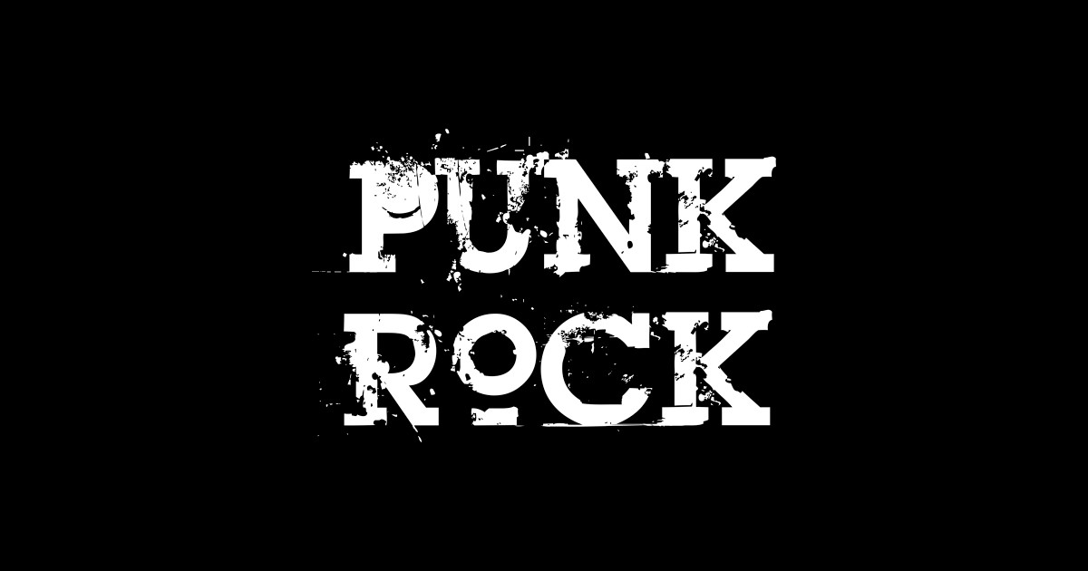 Punk rock logo design - Punk Rock - Sticker | TeePublic