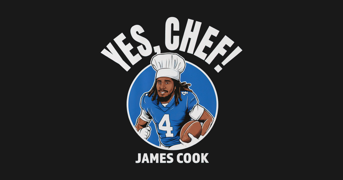 James Cook Yes Chef Buffalo Bills Football - James Cook - T-Shirt ...