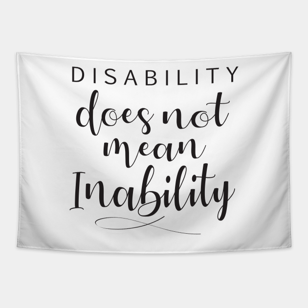 'Disability Does Not Mean Inability' Autism Awareness Shirt - Autism ...