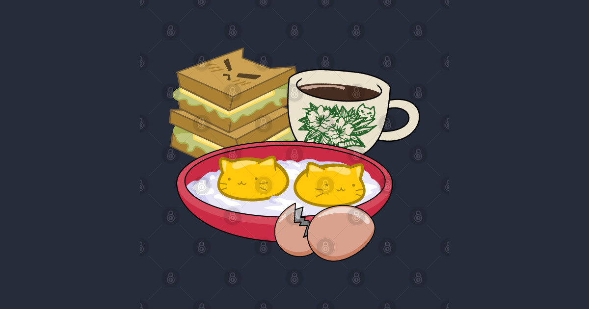 Kaya Cat Set - Kaya Toast - T-Shirt | TeePublic