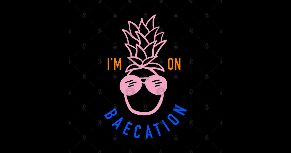 baecation baecay couple vacation - Baecation - Sticker | TeePublic