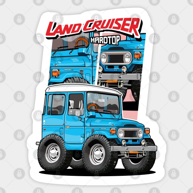 Land Cruiser FJ40 hardtop - Land Cruiser Fj40 - Sticker | TeePublic