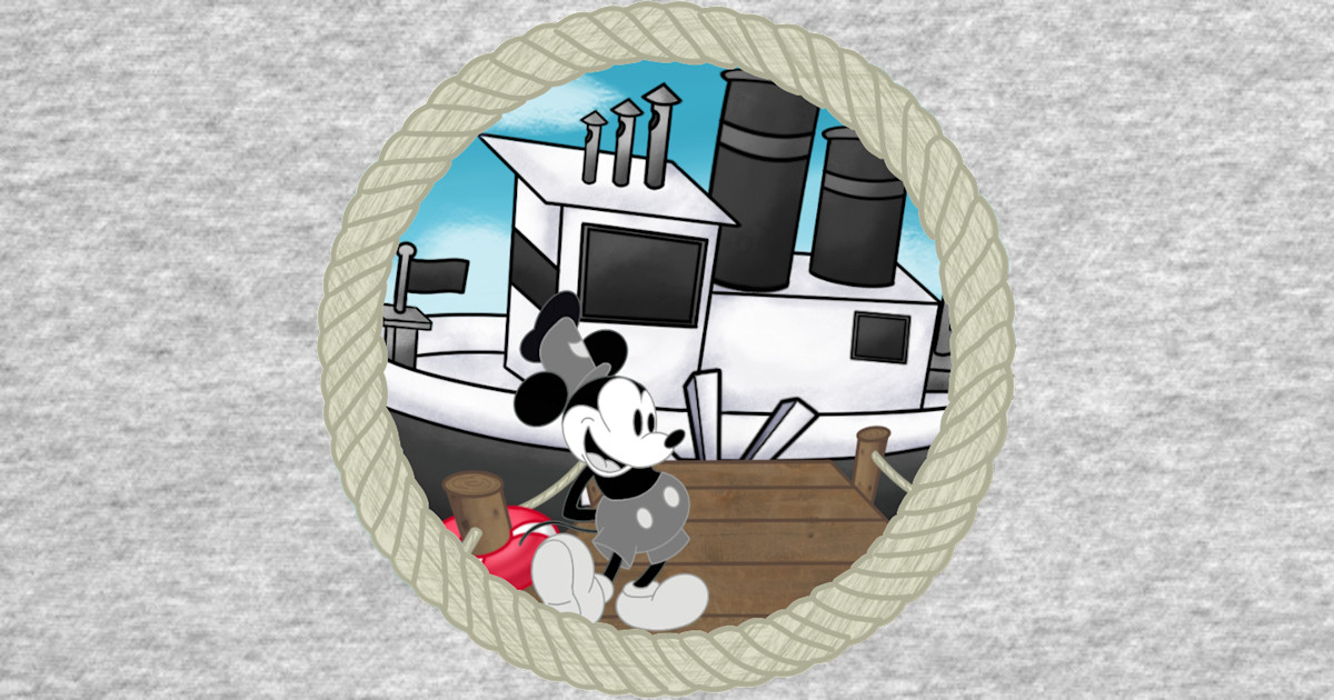 Steamboat color - Steamboat Willie - T-Shirt | TeePublic
